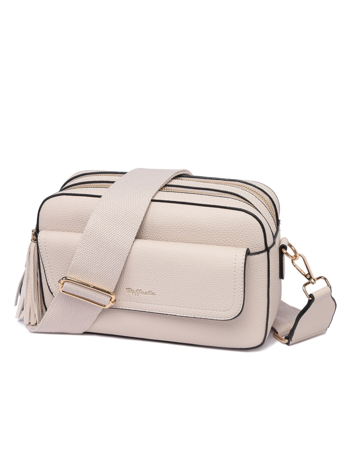 Raffaella Stone Cross Body Pocket Camera Bag - One Size