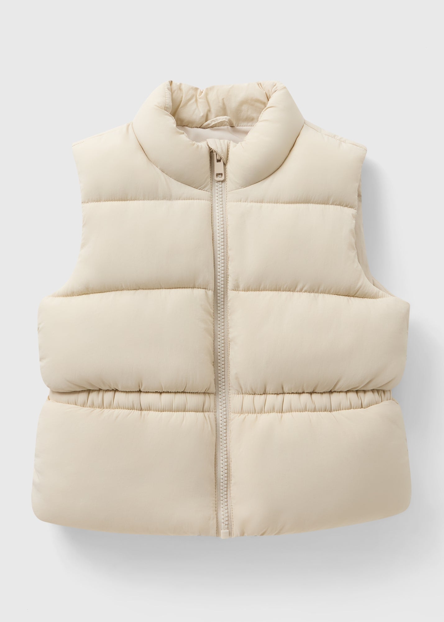 Girls Cream Cropped Gilet (7-15yrs) - 7 Yrs