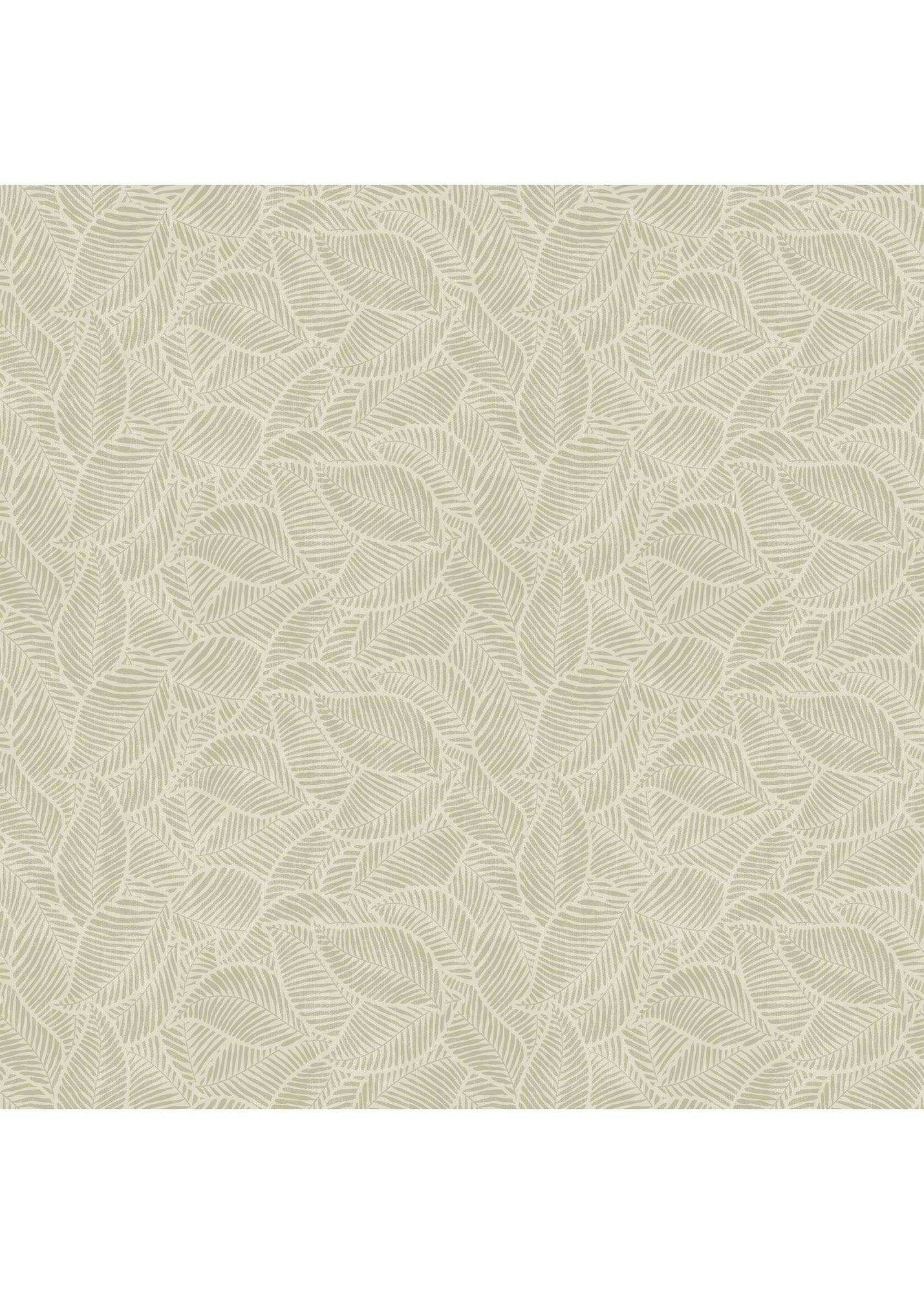 Arthouse Leaf Print Sage Wallpaper - One Size