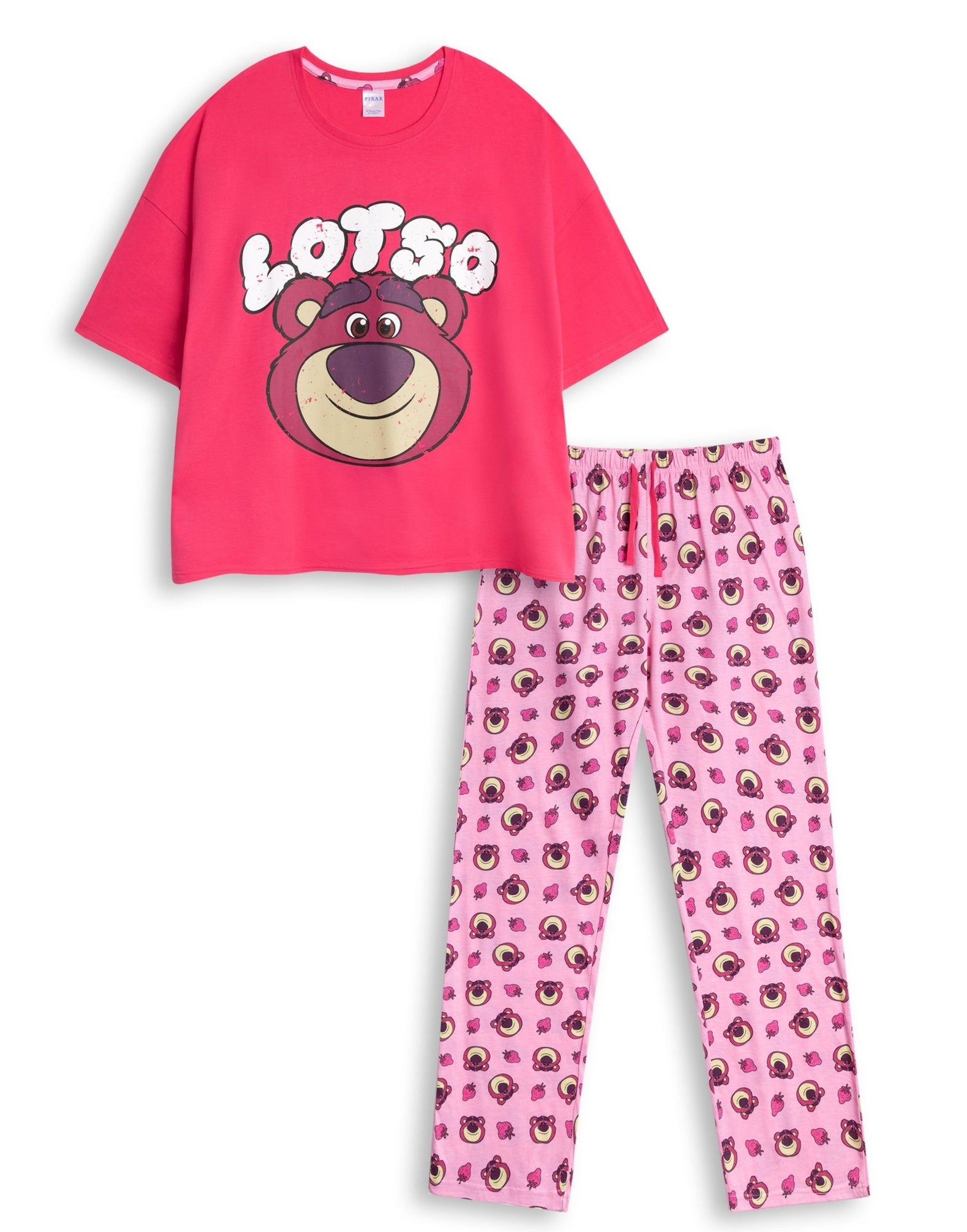 Vanilla Underground Disney Lotso Adults Pink Short Sleeve Long Leg ...